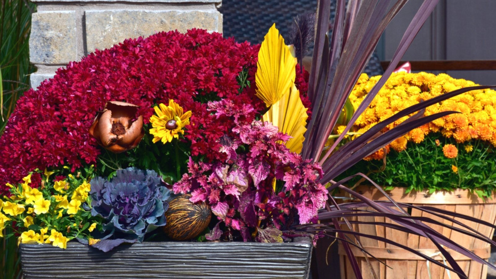 17 Beautiful Ideas for Thanksgiving Planters and Containers